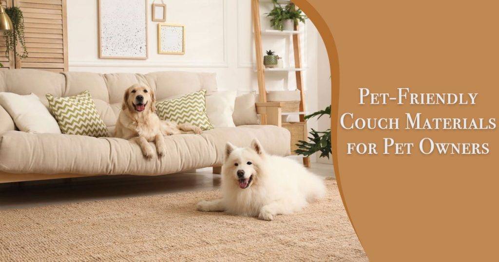 Pet-Friendly Couch Materials: 6 Picks for Pet Owners